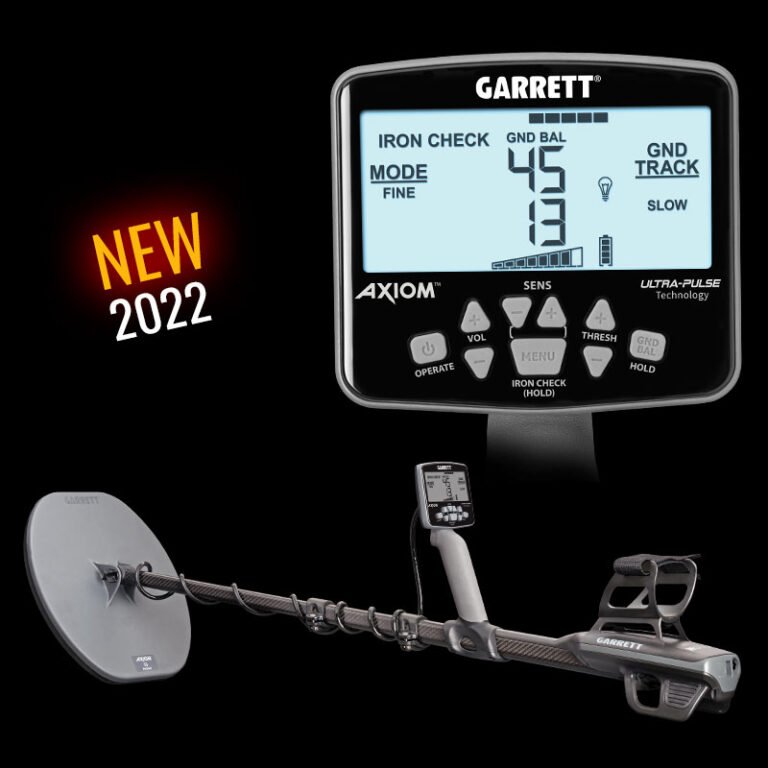 Garrett Axiom Gold Prospecting Metal Detector - DetectionNet